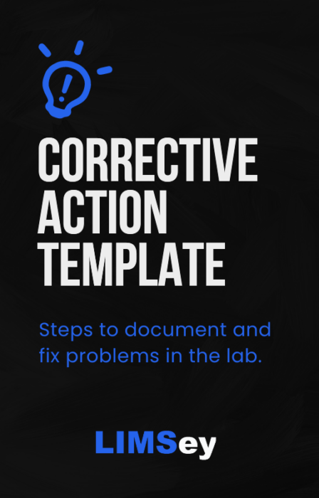 Corrective Action Template | LIMSey